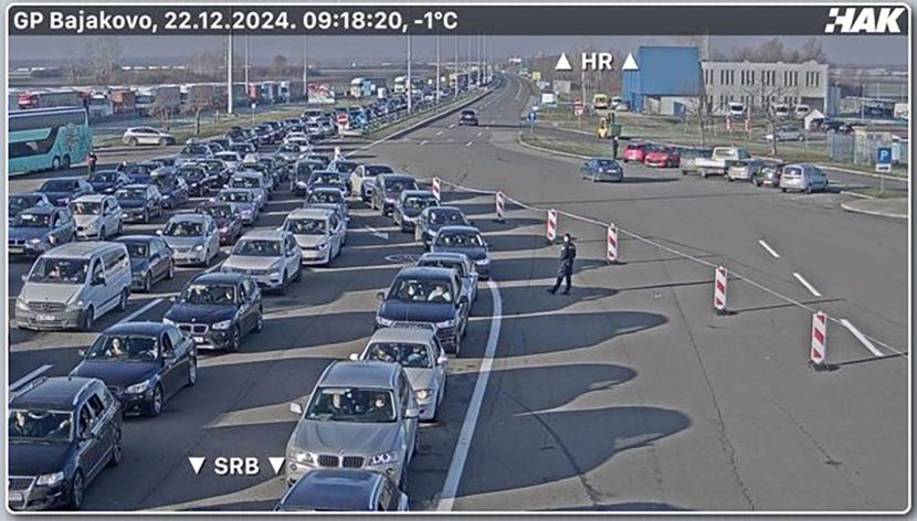 Srbe ponovo čeka haos na granici sa Hrvatskom: Gužva se ne smanjuje, na Bajakovu kolona duga 19 ...