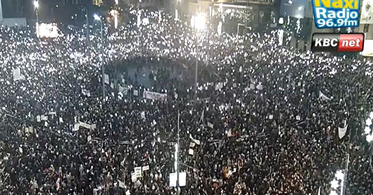 Učesnici protesta na Slaviji počeli da se razilaze: Saobraćaj još ...