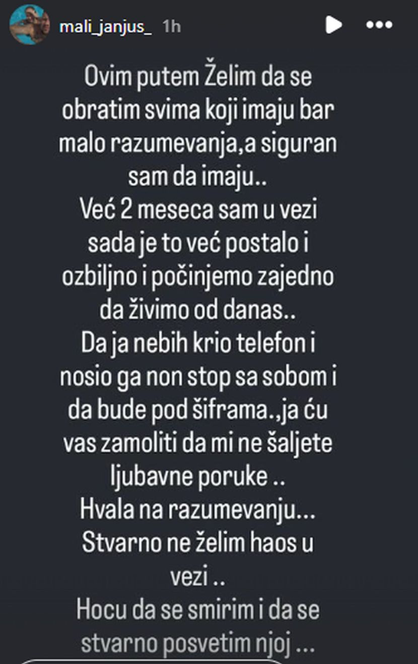 Janjuš prvi put nakon razvoda od Ene saopštio lepe vesti: Ozvaničio ...