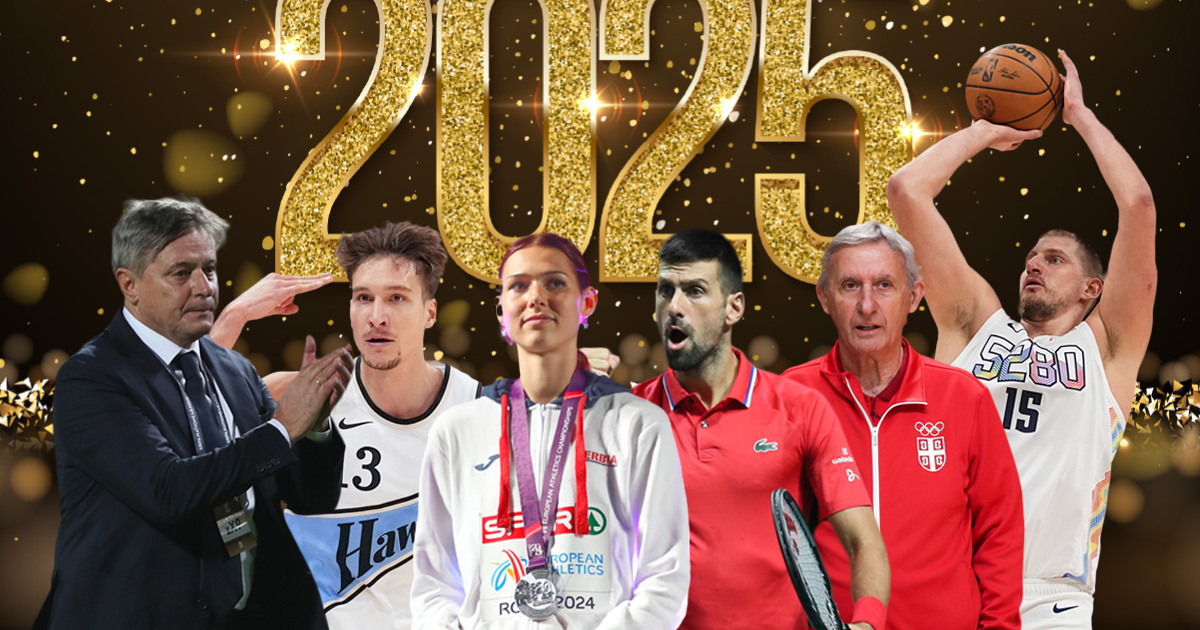 Srpski sportisti i kalendar 2025: Košarkaši napadaju zlato, Novak Grend slem, Piksi, Delfini ...