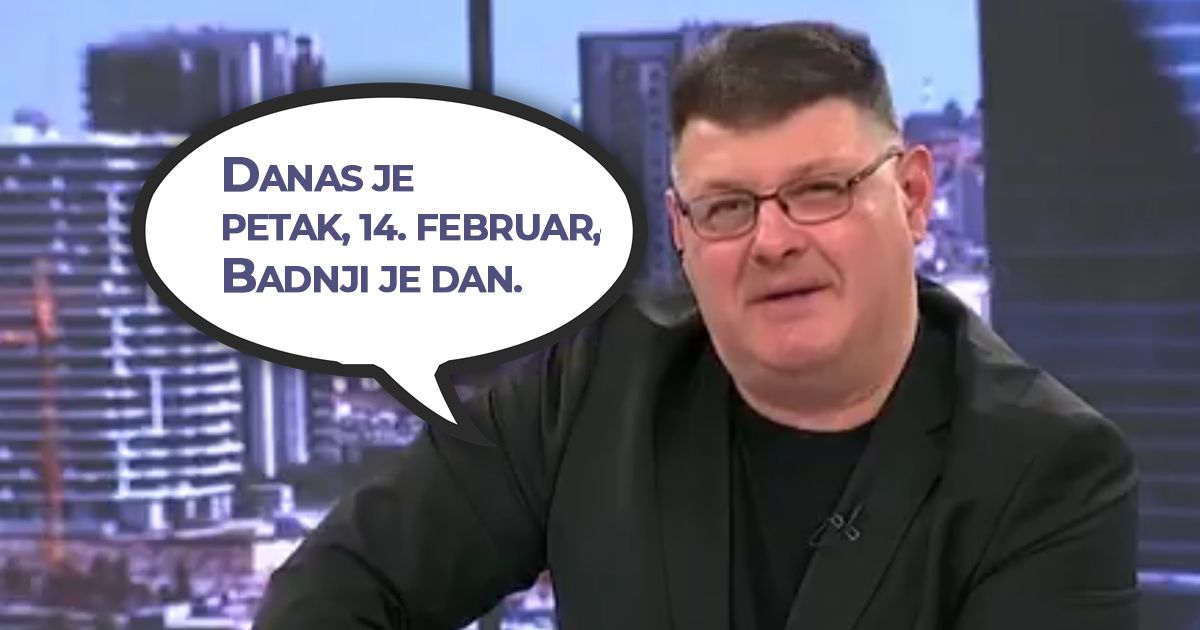 Predrag Sarapa objasnio pozadinu lapsusa - Telegraf.rs