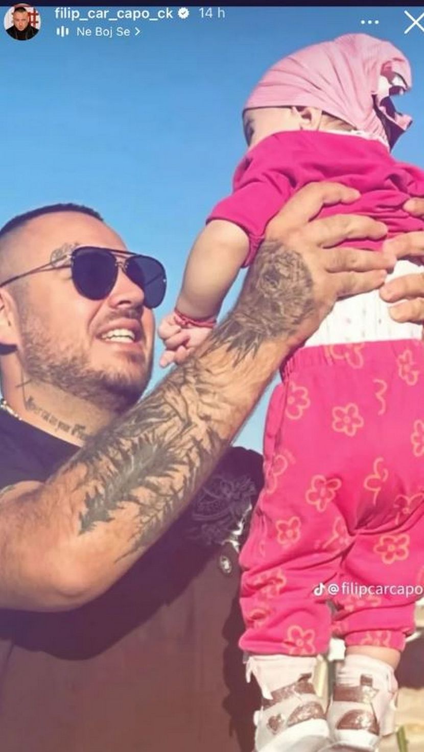 Filip Car objavio fotku sa ćerkicom - Telegraf.rs