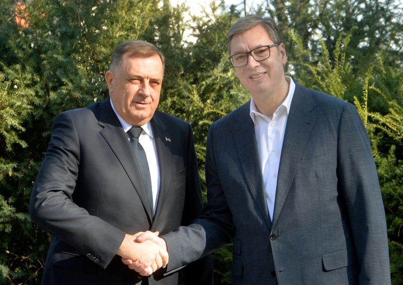Presidents Vucic and Dodik meet: "Proud of our cooperation, support and ...