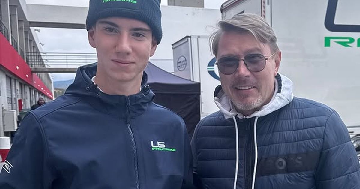 Srpsko čudo od deteta upoznalo Miku Hakinena: Legenda F1 na stazi s ...