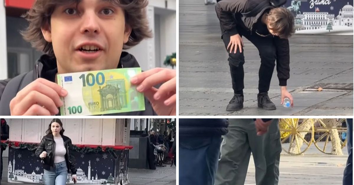 Luka je spremio 100 evra da ih pokloni prolazniku u Knezu koji uradi ...