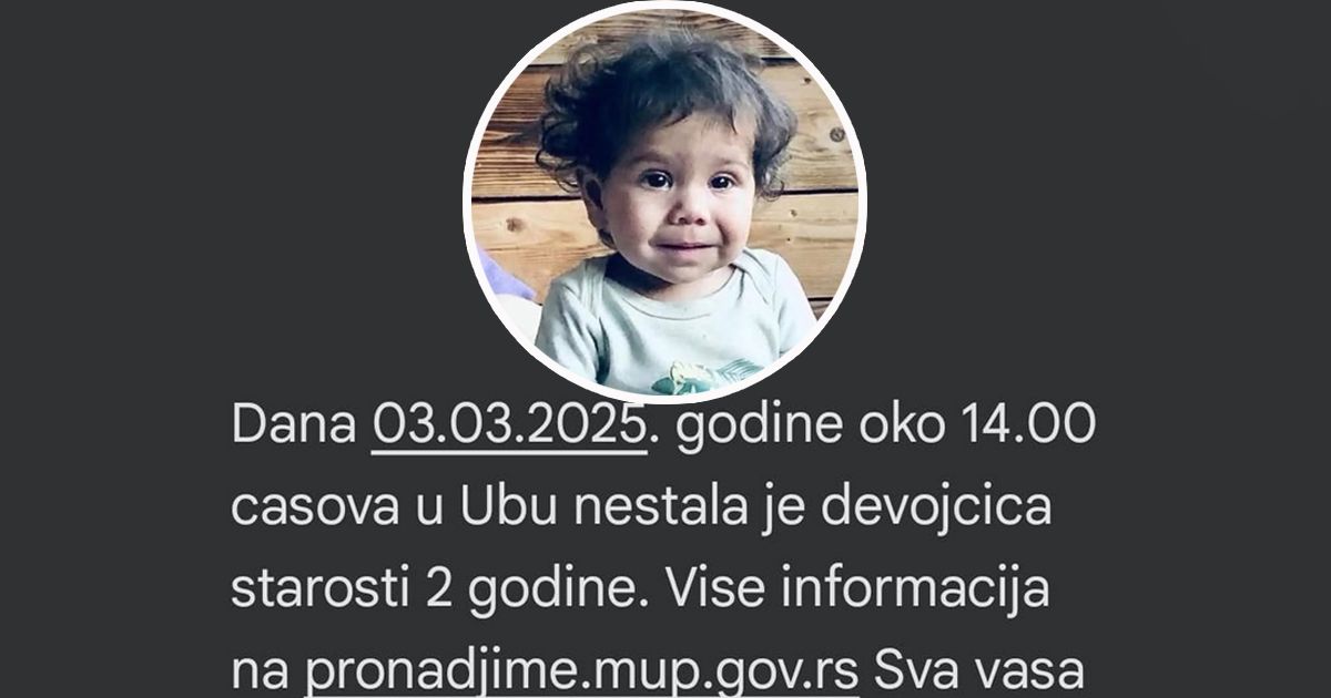 Kako funkcioniše sistem "Pronađi me" koji se aktivira u slučaju nestanka dece u Srbiji - Naslovi.net