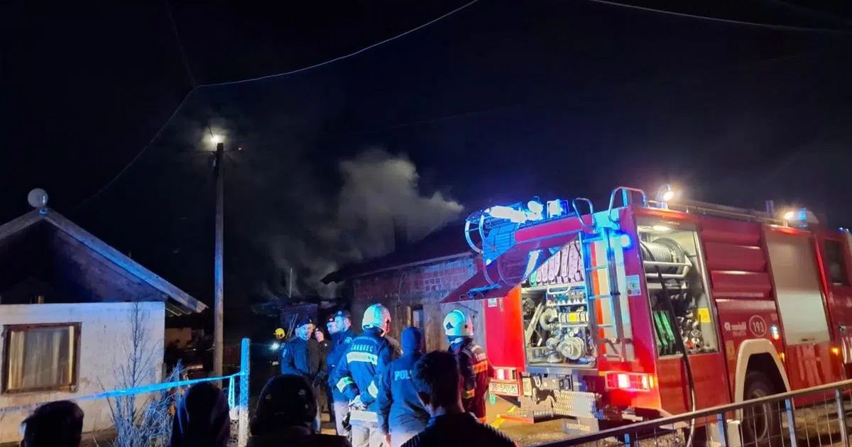 Prve slike požara u kojem je poginulo 3 dece: Vatra buknula u kući kod Čakovca - Vesti - Telegraf.rs