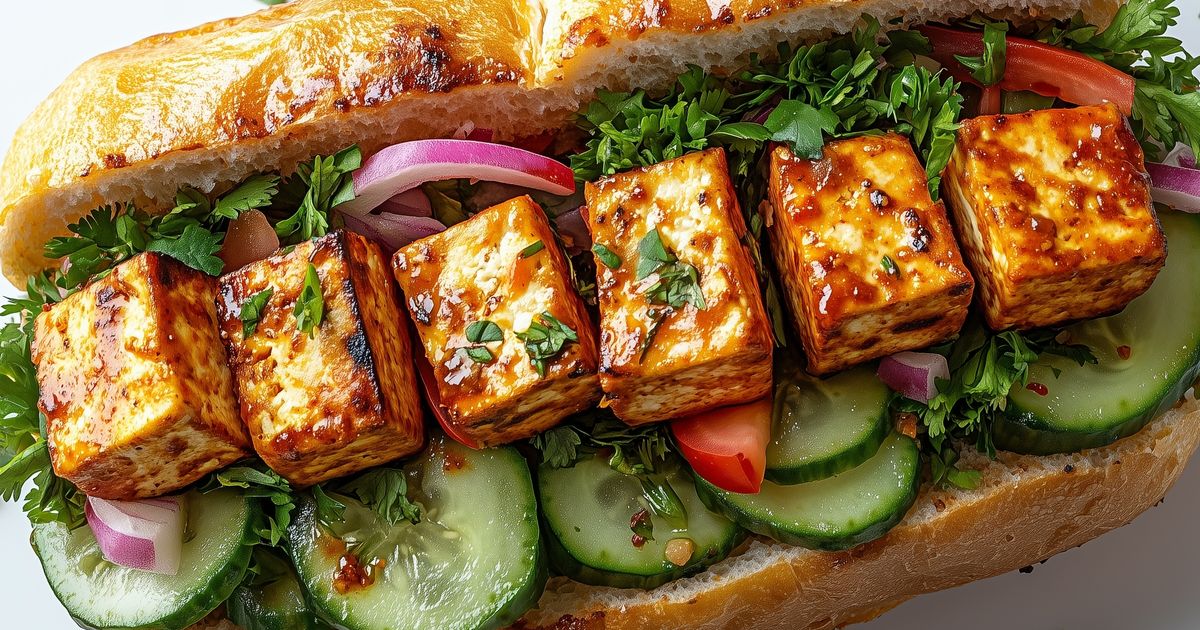 Recept za "bomba" vege sendvič sa pečenim tofuom - Plantbased.rs Telegraf