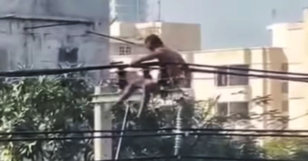 Popeo se na dalekovod i izazvao pometnju: Kad su shvatili šta radi ...