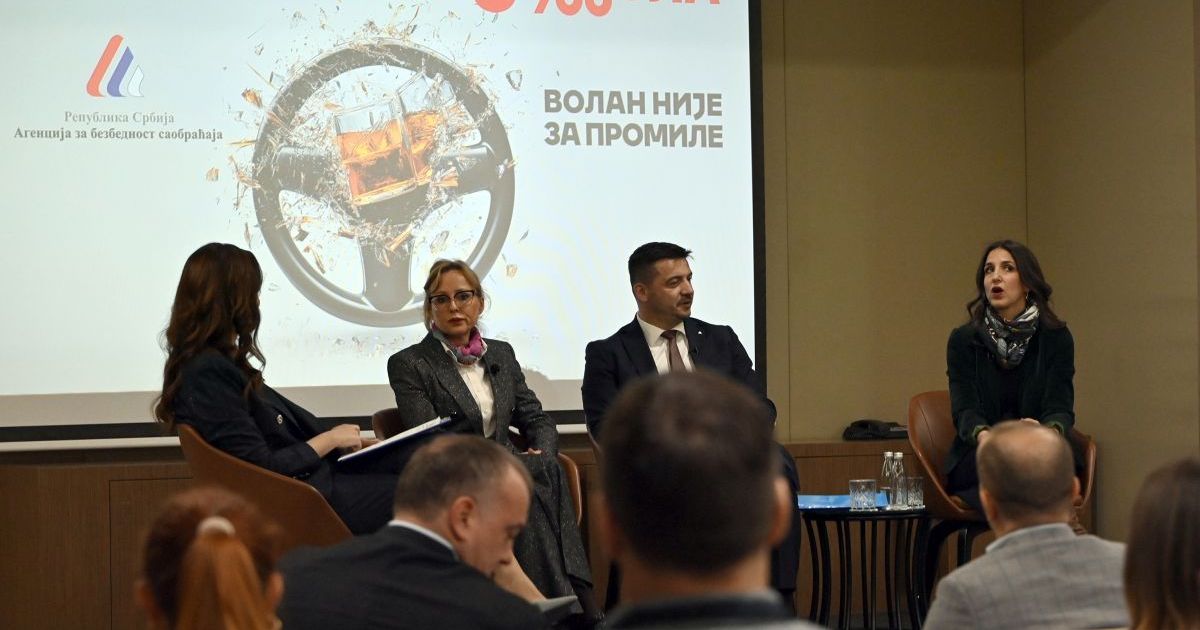 Panel diskusija "U kola bez alkohola" Agencije za bezbednost saobraćaja - Vesti - Telegraf.rs
