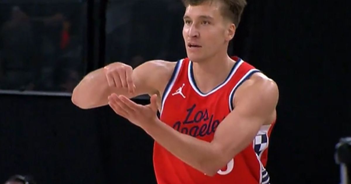 Bogdanovićev šou u ubedljivoj pobedi Klipersa: Pogađao trojke, asistencija iza leđa, slavio kao ...