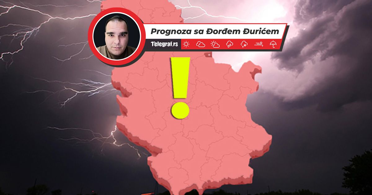 Spremite se! Pljuskovi i oluje sa grmljavinom stižu u Srbiju, EVO i ...