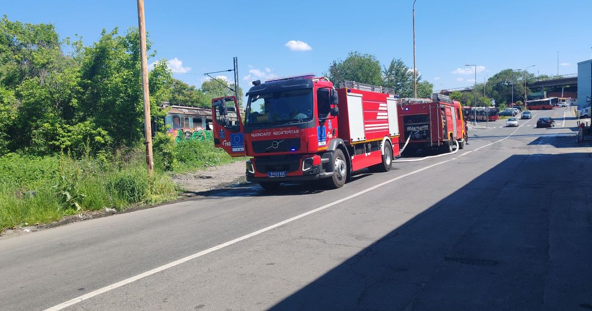Prve slike požara kod Pančevačkog mosta: Pogledajte šta je gorelo - Vesti - Telegraf.rs