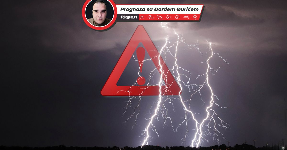 Opasno nevreme stiže u region: Ovi delovi biće na udaru urbanih poplava ...