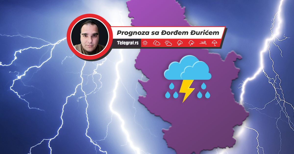 Dok Srbija GORI NA 44, u ovim delovima pucaju gromovi: Evo ko je uskoro na udaru pljuskova ...