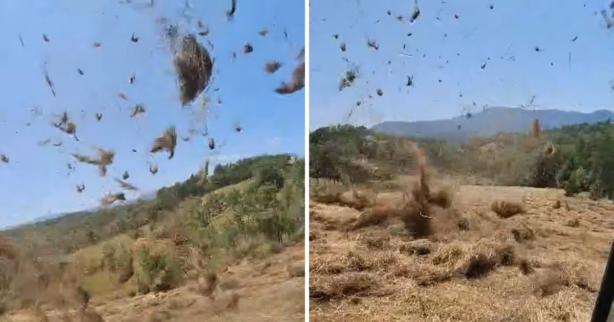 Čudo kod Kraljeva - snimljeno "vilino kolo": Izgleda kao tornado, a ni ...