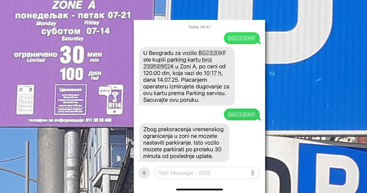 "Nije moguće..." Beograđanin pokušao da produži parking, usledio je hladan tuš! - Vesti ...