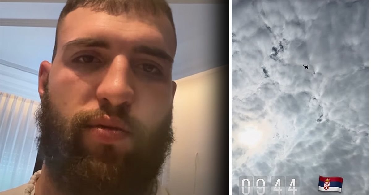 Veljko Ražnatović rano jutros na nebu iznad Srbije usnio borbeni avion - Telegraf.rs