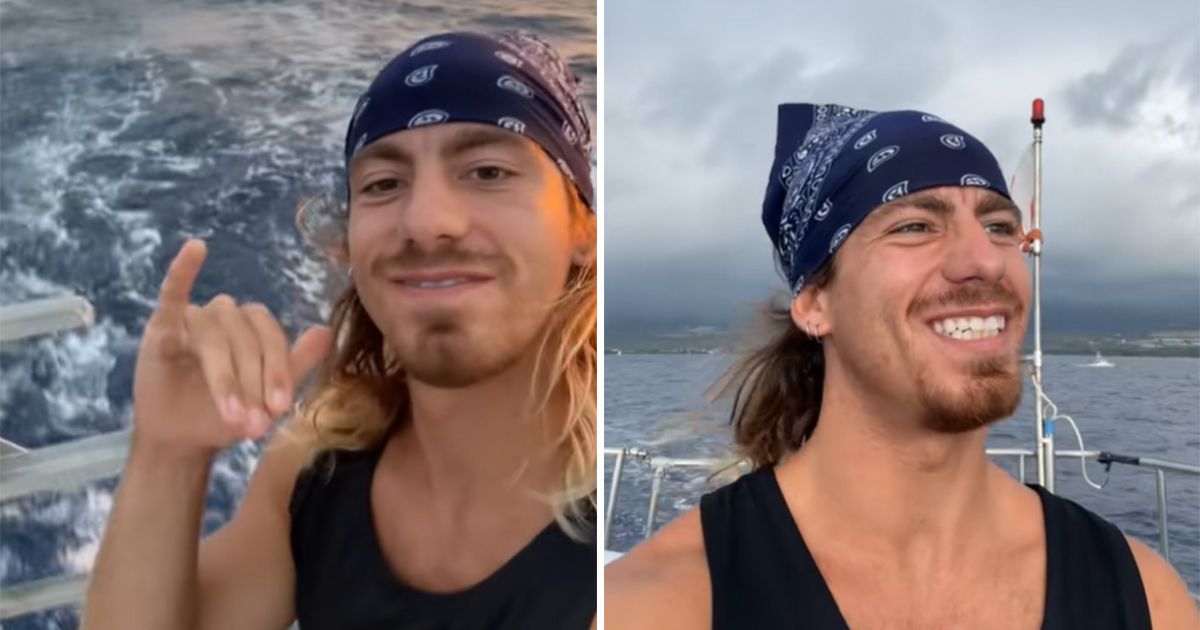 Mladić zaplovio pravo ka cunamiju, njegov snimak prestravio je ljude ...