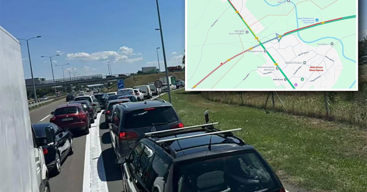 Kilometarske kolone na auto-putu, ljudi zarobljeni, čekaju satima ...