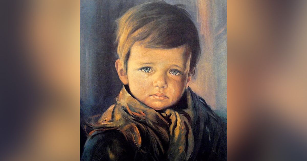 Svi su imali ovu sliku u kući, a iza nje se krije STRAŠNA PRIČA: "To je ...