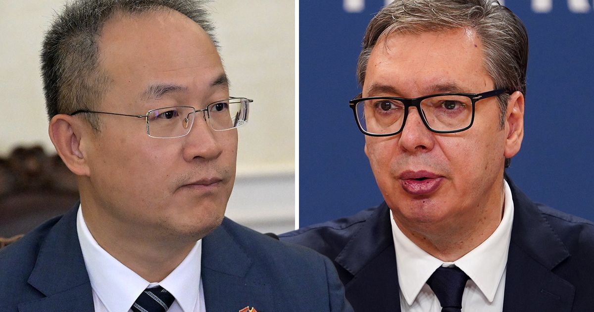 President Aleksandar Vucic and Chinese Ambassador Li Ming discuss details of upcoming meeting ...