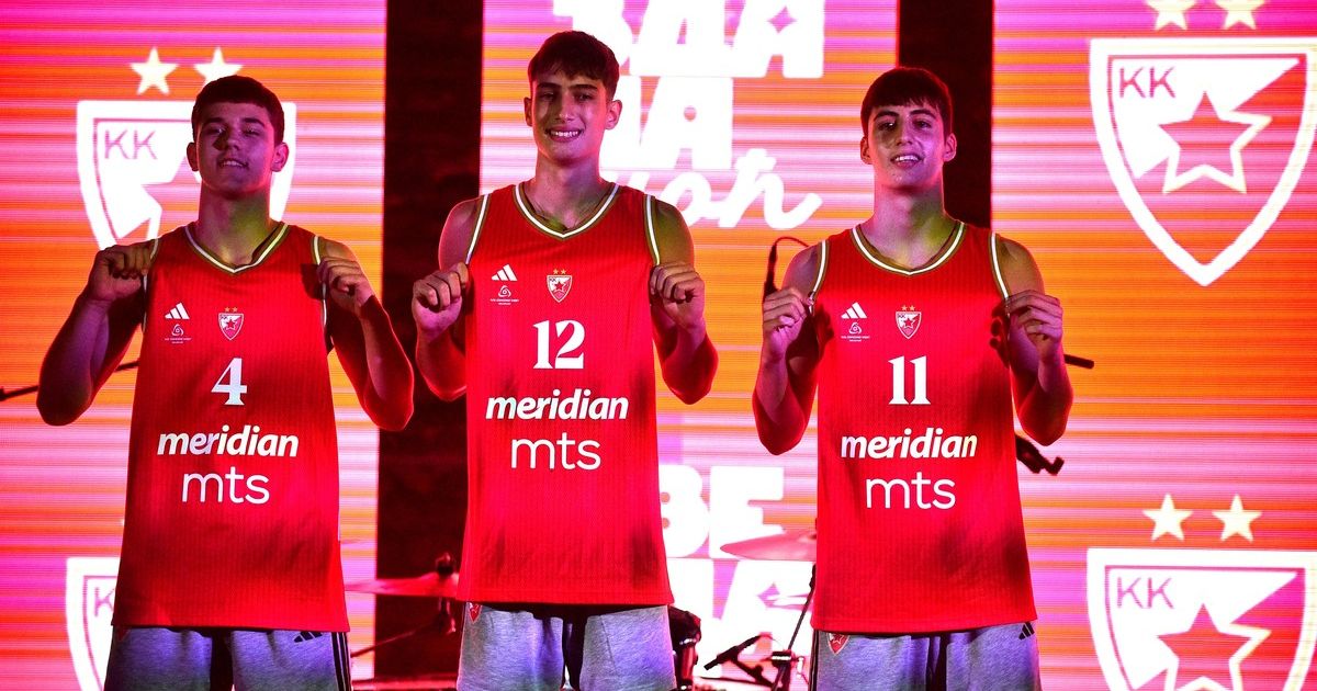 KK Crvena zvezda predstavio gostujući dres za novu sezonu: Grb na ...