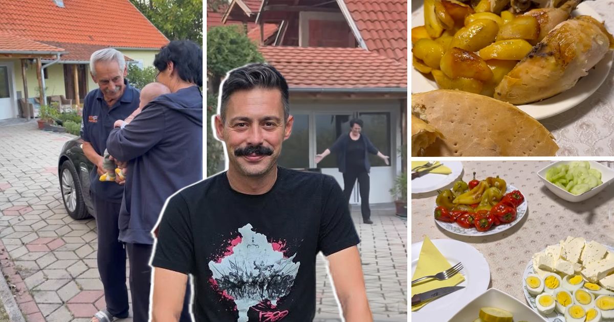 Milan Vasić odveo sina na Kosovo: Na pragu rodne kuće čekali ih roditelji, a tu je i gozba "Ovo ...