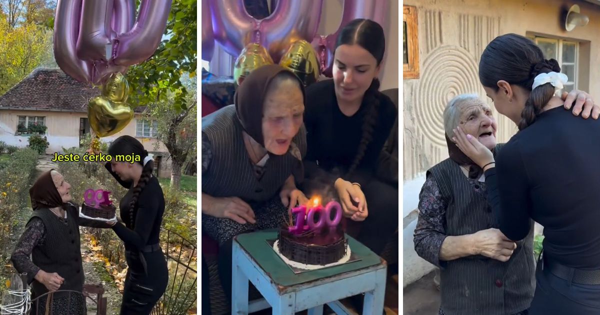 Baka Mirjana iz Cikote kod Loznice proslavila 100. rođendan: Njene reči ...