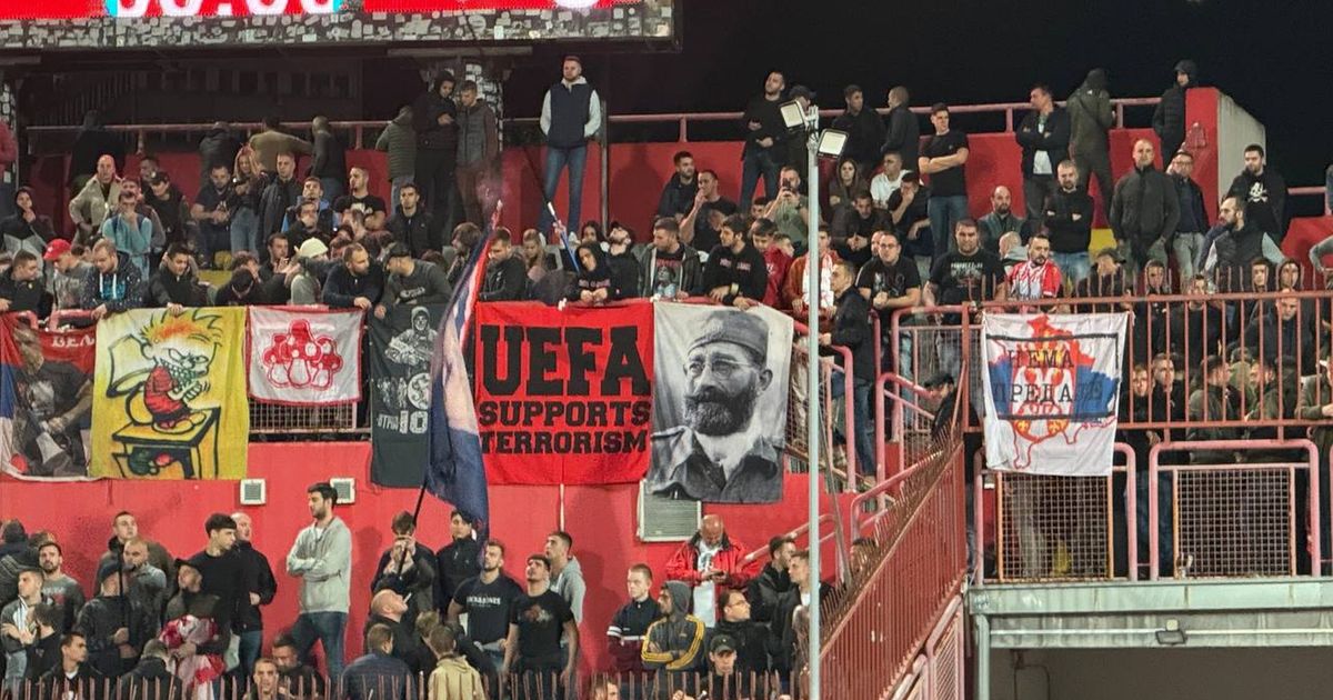 Delije reagovale na kaznu UEFA: Pogledajte koju zastavu su okačili na ...