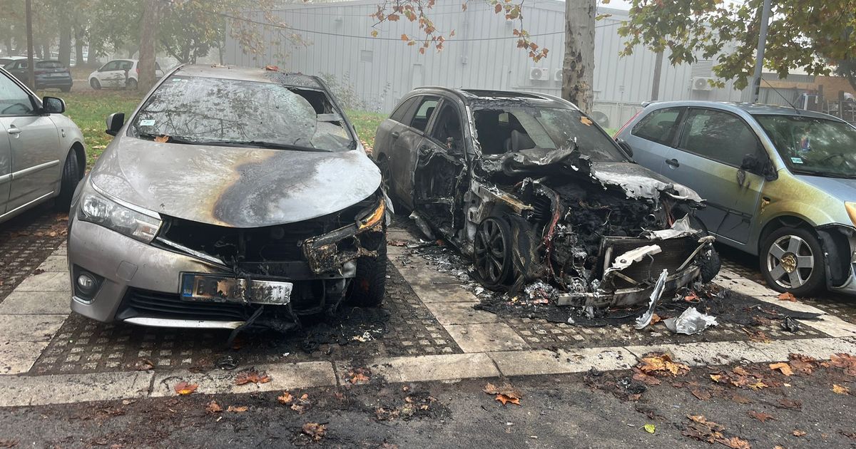Piroman snimljen kako poliva i pali mercedes na Voždovcu: Vatra ...