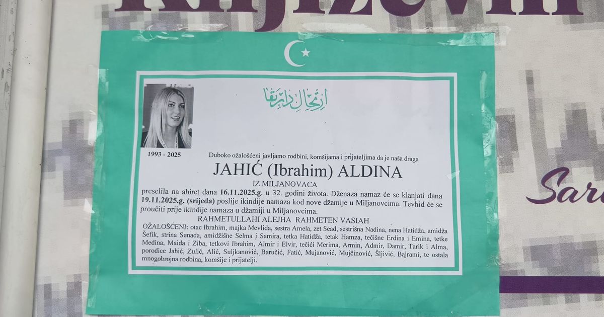 Najtužnija slika iz Kalesije danas, tamo je Dan žalosti: Reka ljudi ...