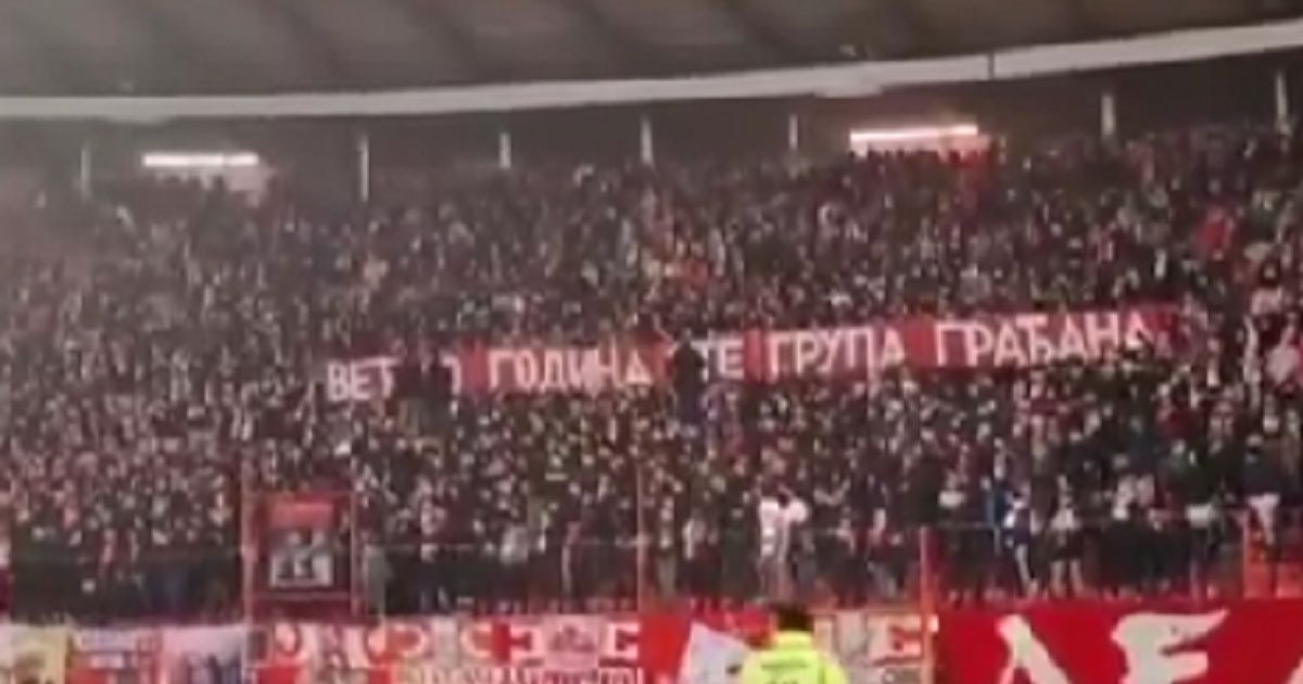 Ovo niste videli u prenosu: Delije čuvenom pesmom prozvale Firmaše na ...