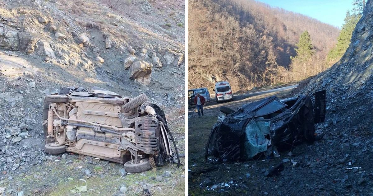 HORROR PHOTOS FROM CRASH SITE NEAR BRUS! 21-year-old DIES as her car ...