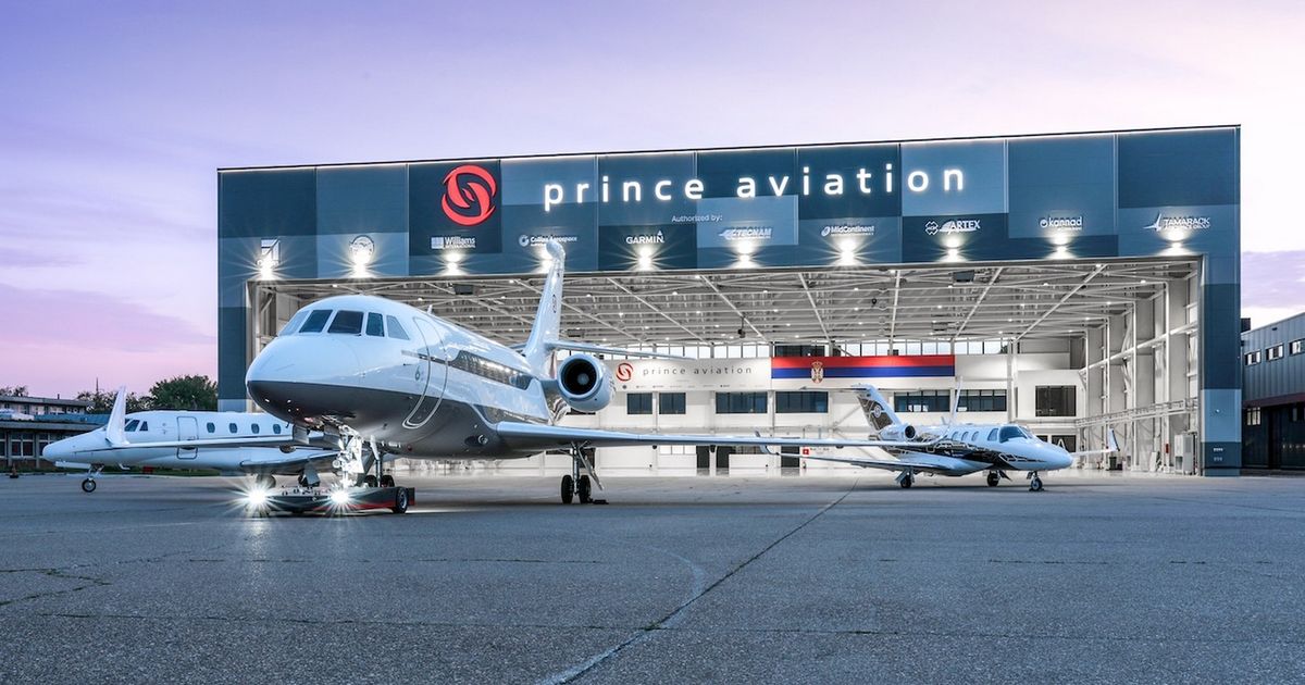 Prince Aviation uložio 9 miliona evra u najmoderniji hangar za poslovne ...
