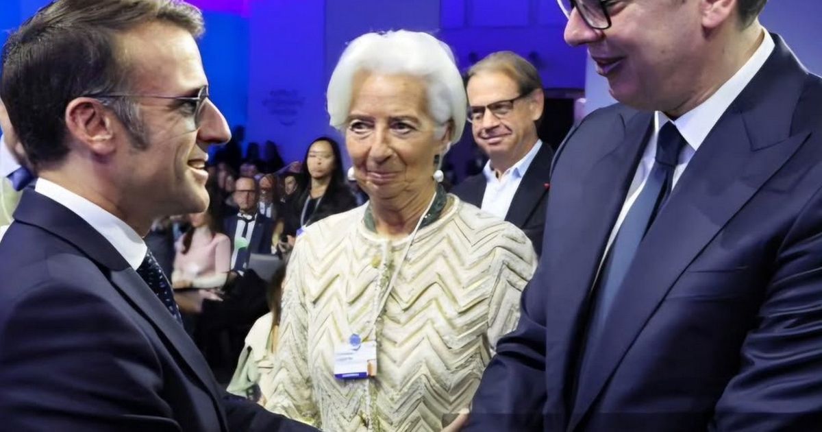 Vucic meets with Macron in Davos: "Always good to hear what one of most ...
