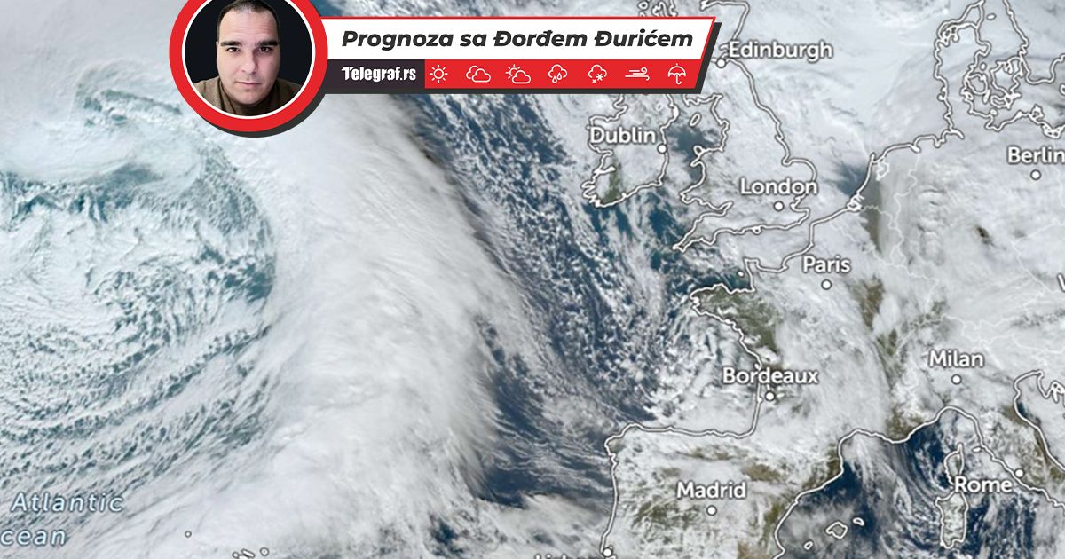 Francuska na udaru snažnih ciklona i orkanskih oluja sa Atlantika ...