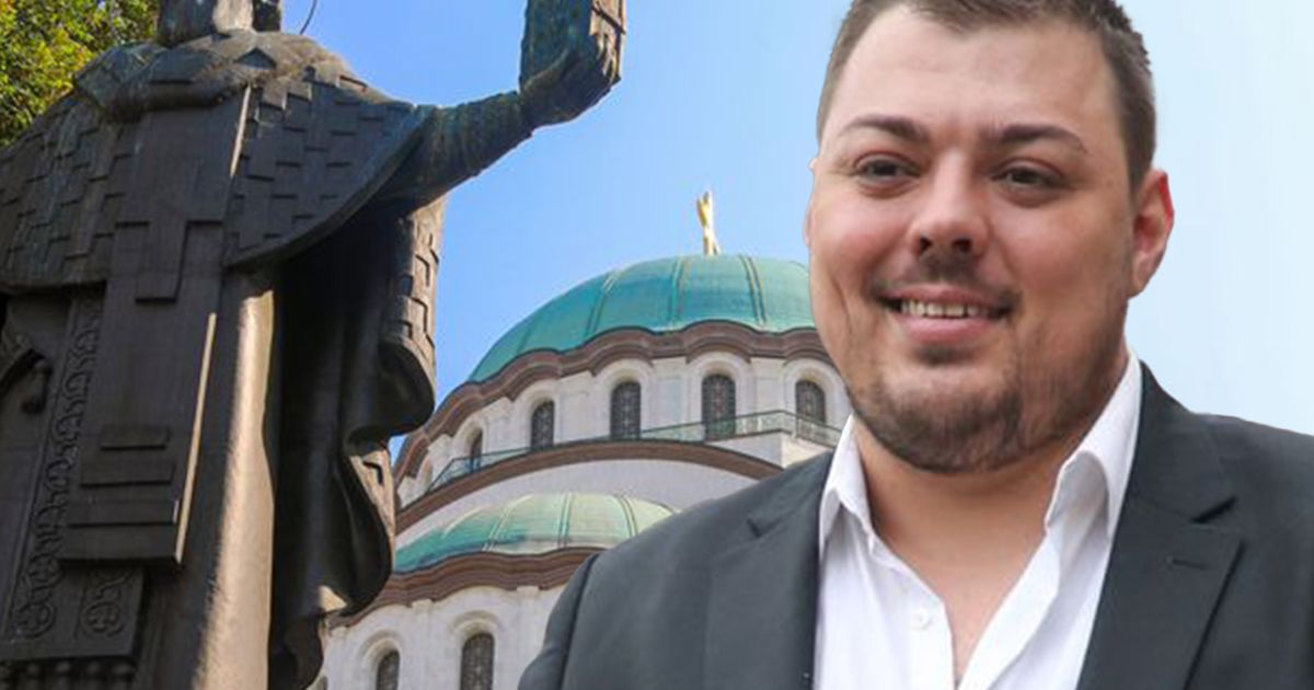 Sloba Vasić nakon izlaska iz "Laze" otišao u Hram da se pokloni Pojasu ...
