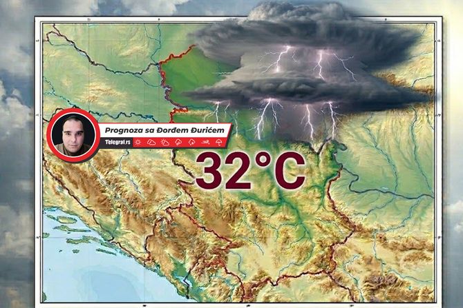 Žestoke oluje stižu u Srbiju: Ovo je tačna satnica! Ovi predeli prvi će ...