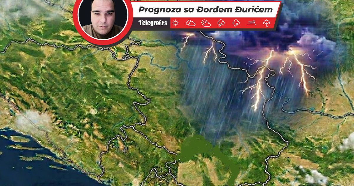 Spremite se! Gromovi jutros probudili OVE delove Srbije: Potop ne ...