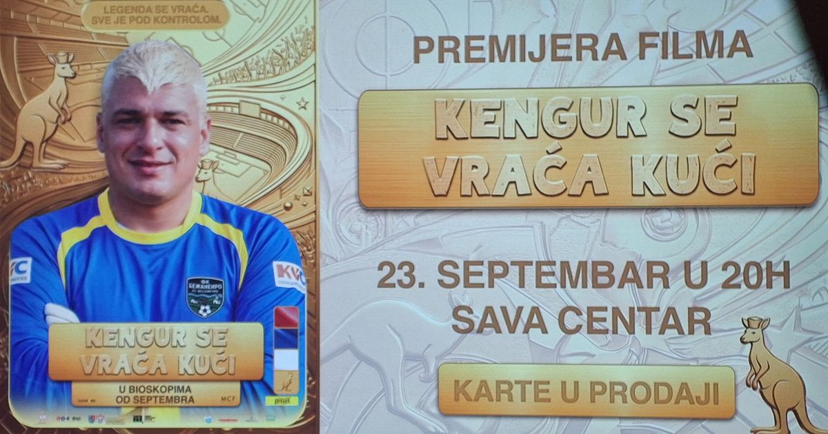 Najavljen film "Kengur se vraća kući": Otkriveno ko je Zoran Paunović ...