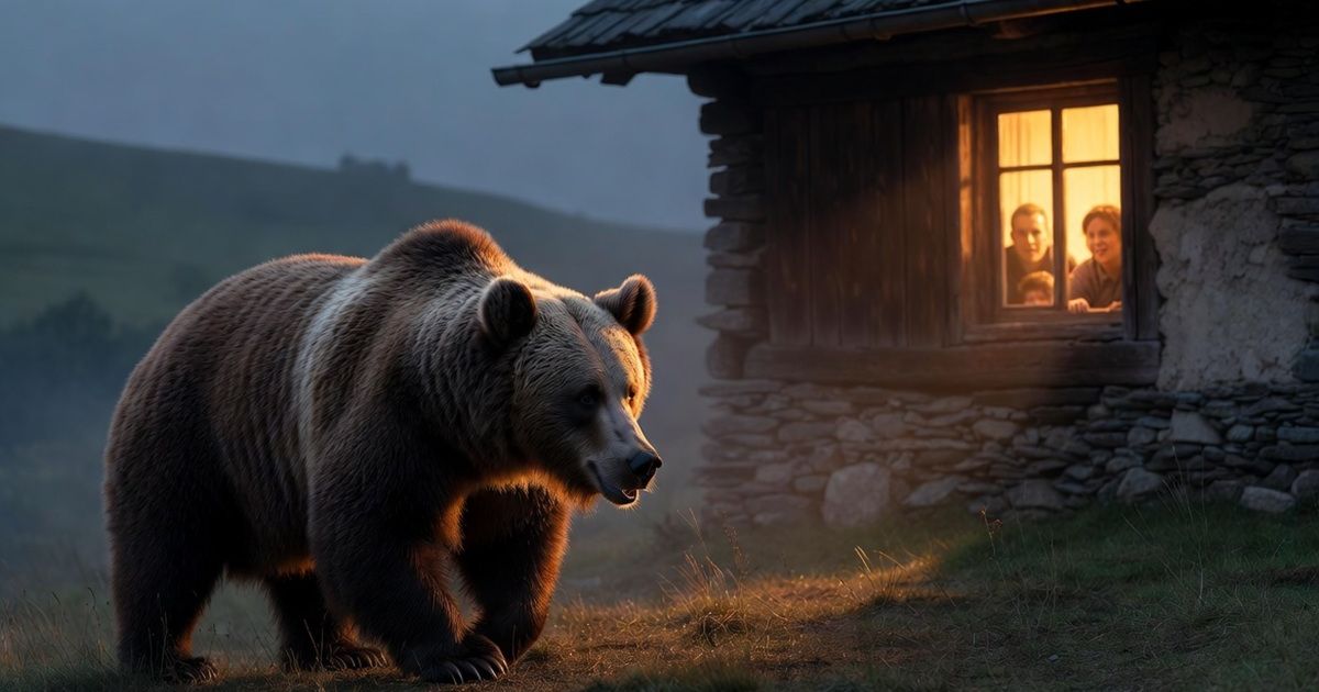 Razlog za paniku na Pešteru? Ogroman medved snimljen u blizini kuća ...