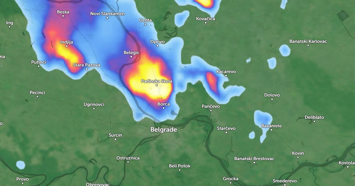 Šok nakon pljuska u Beogradu: Bilo je 39 stepeni, svi su pokisli a sad ...
